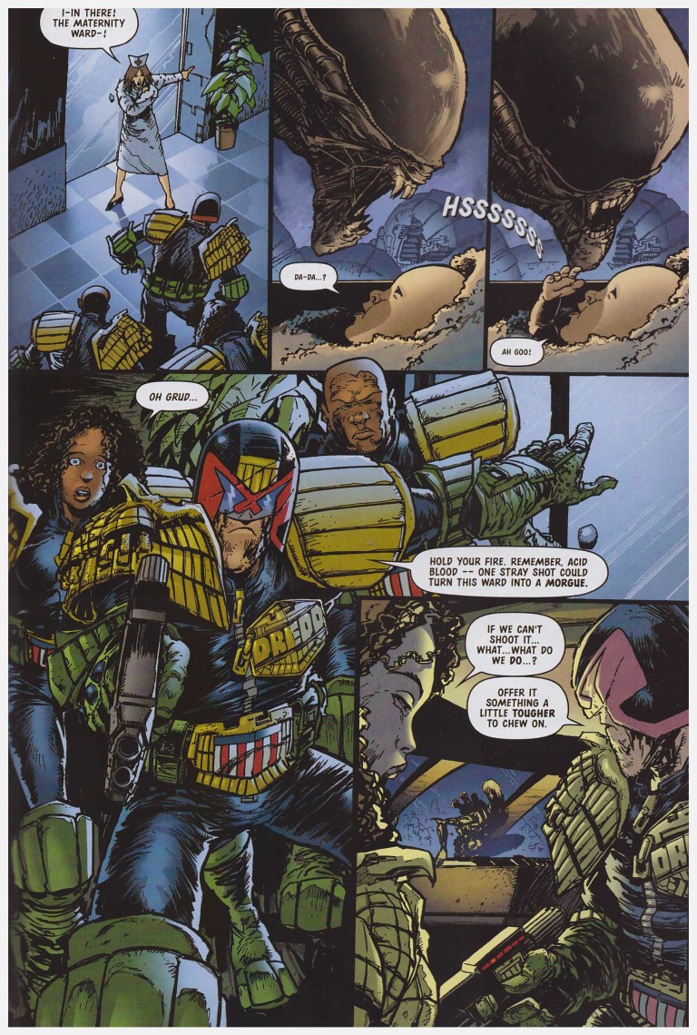 Judge Dredd vs Aliens: Incubus | Slings & Arrows