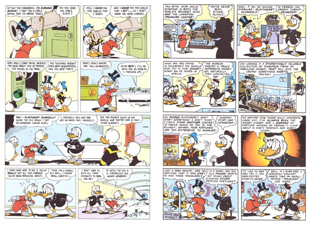 Uncle Scrooge vs Flintheart Glomgold | Slings & Arrows