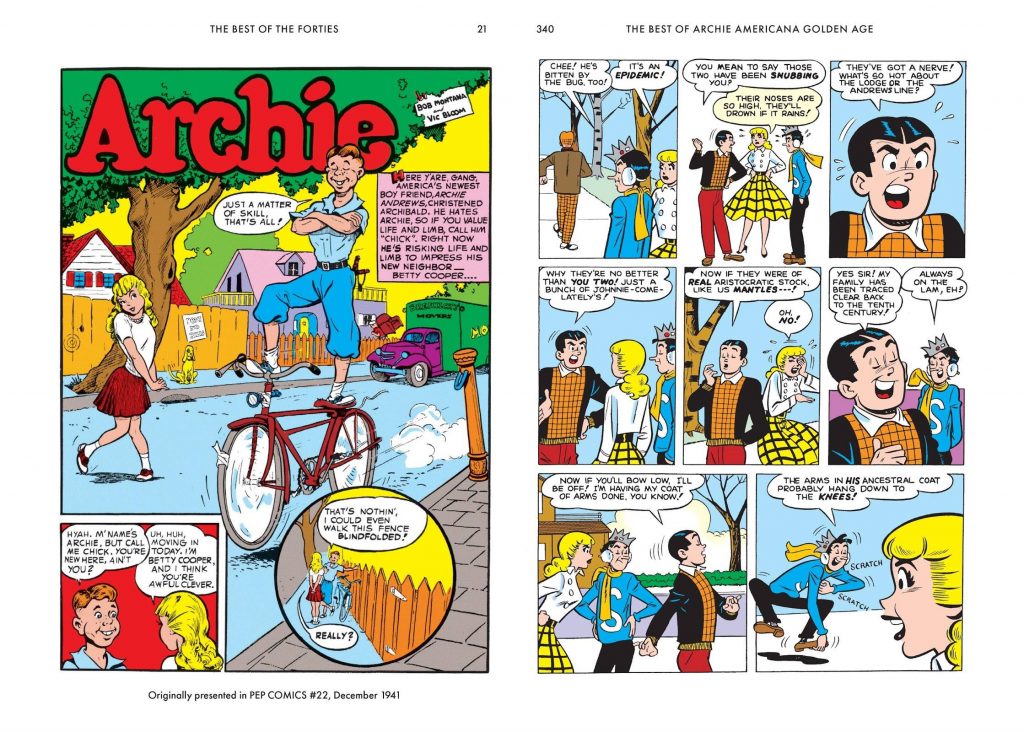 The Best of Archie Americana: The Golden Age | Slings & Arrows