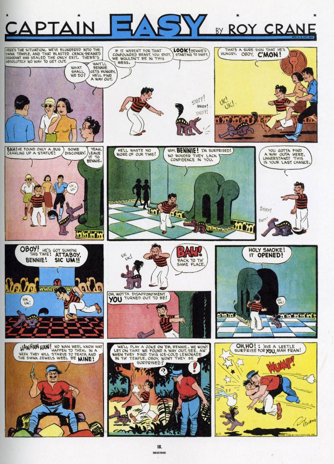 Roy Crane’s Captain Easy: The Complete Sunday Newspaper Strips 3 -1938 ...