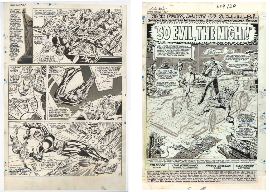 Steranko Nick Fury Agent of S.H.I.E.L.D. Artisan Edition | Slings & Arrows