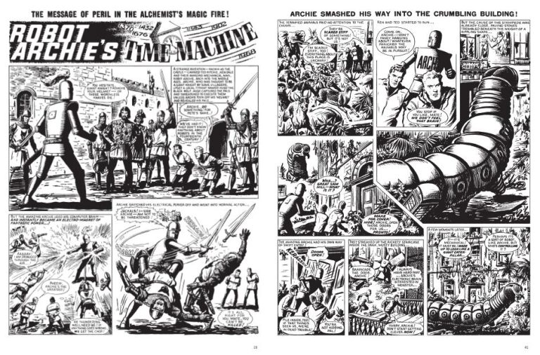 Robot Archie and the Time Machine | Slings & Arrows